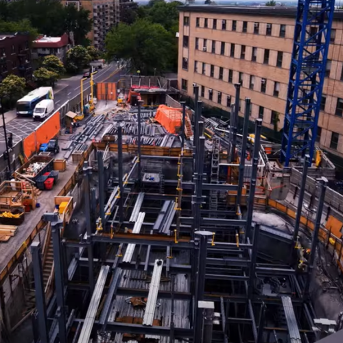 Édouard Montpetit Station in the REM project - AGF Group