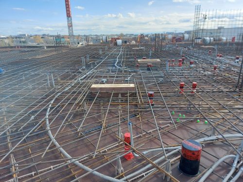 Construction des hôtels Stanbridge et Holiday Inn Express